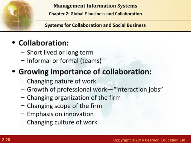 MIS-CH02: Global e-Business and Collaboration | PPT
