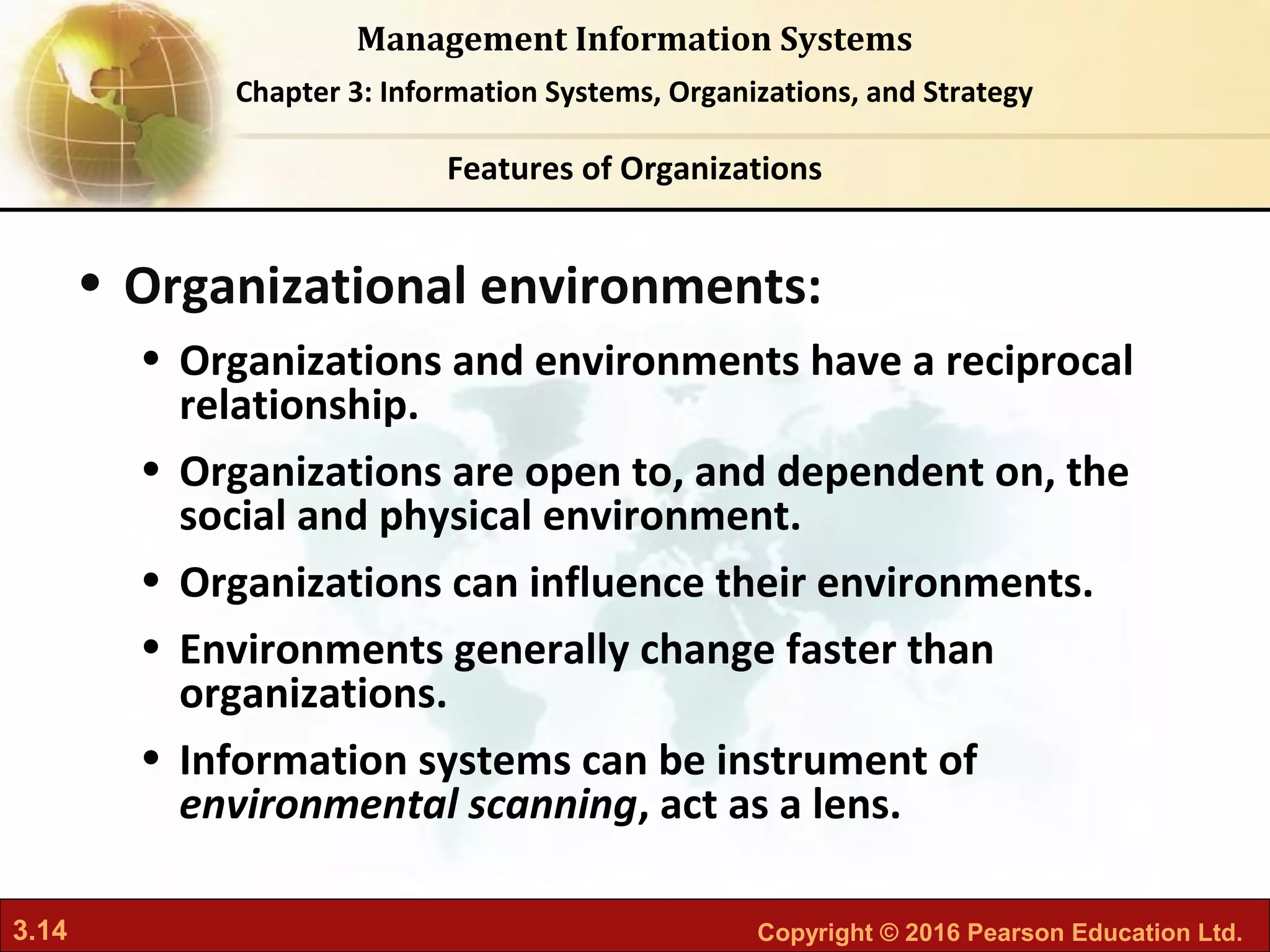 MIS-CH01: Information Systems, Organization, and Strategy | PPT