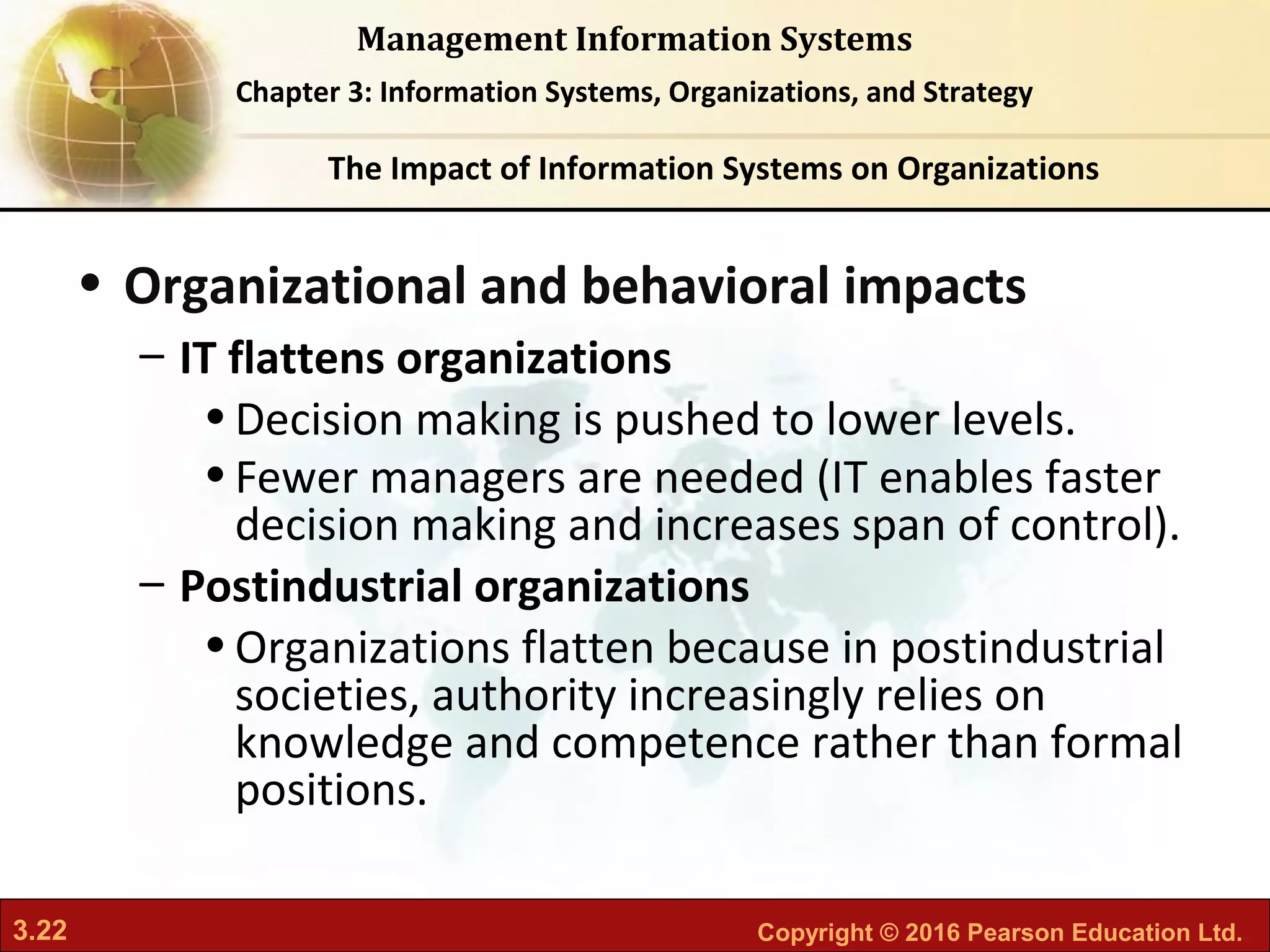 MIS-CH01: Information Systems, Organization, and Strategy | PPT