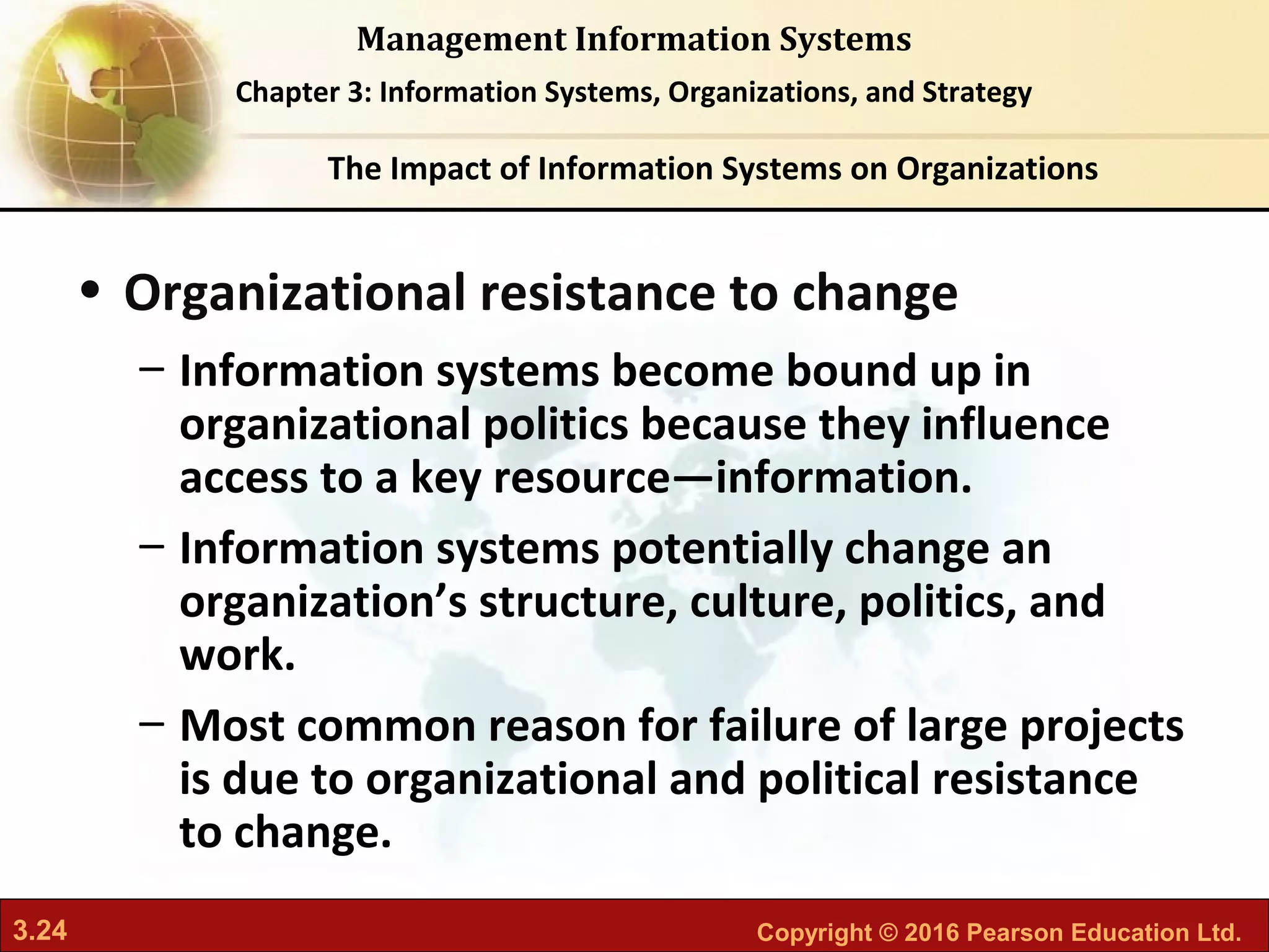 MIS-CH01: Information Systems, Organization, and Strategy | PPT