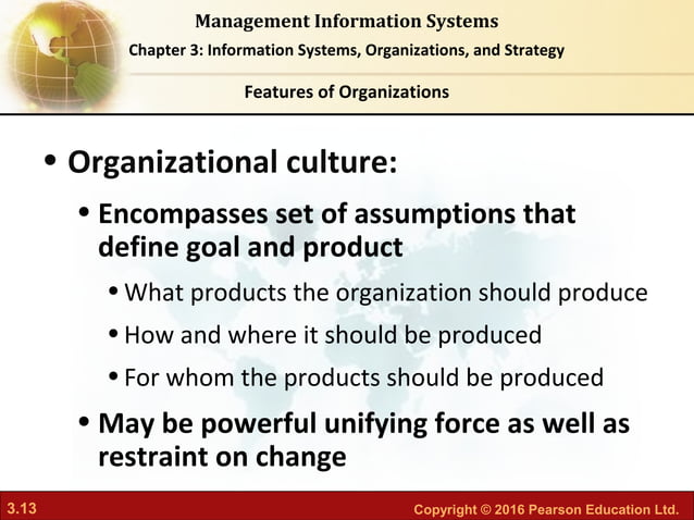 MIS-CH01: Information Systems, Organization, and Strategy | PPT | Business Administration | Business