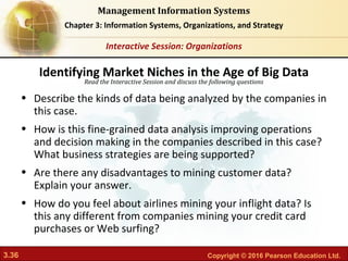 MIS-CH01: Information Systems, Organization, and Strategy | PPT