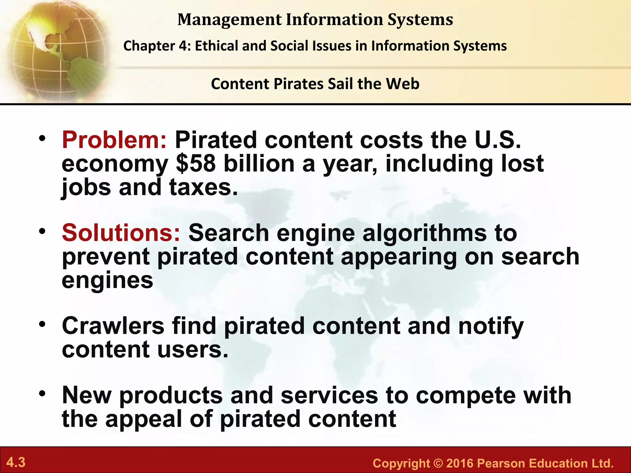MIS-CH04: Ethical and Social Issues in INformation Systems | PPT