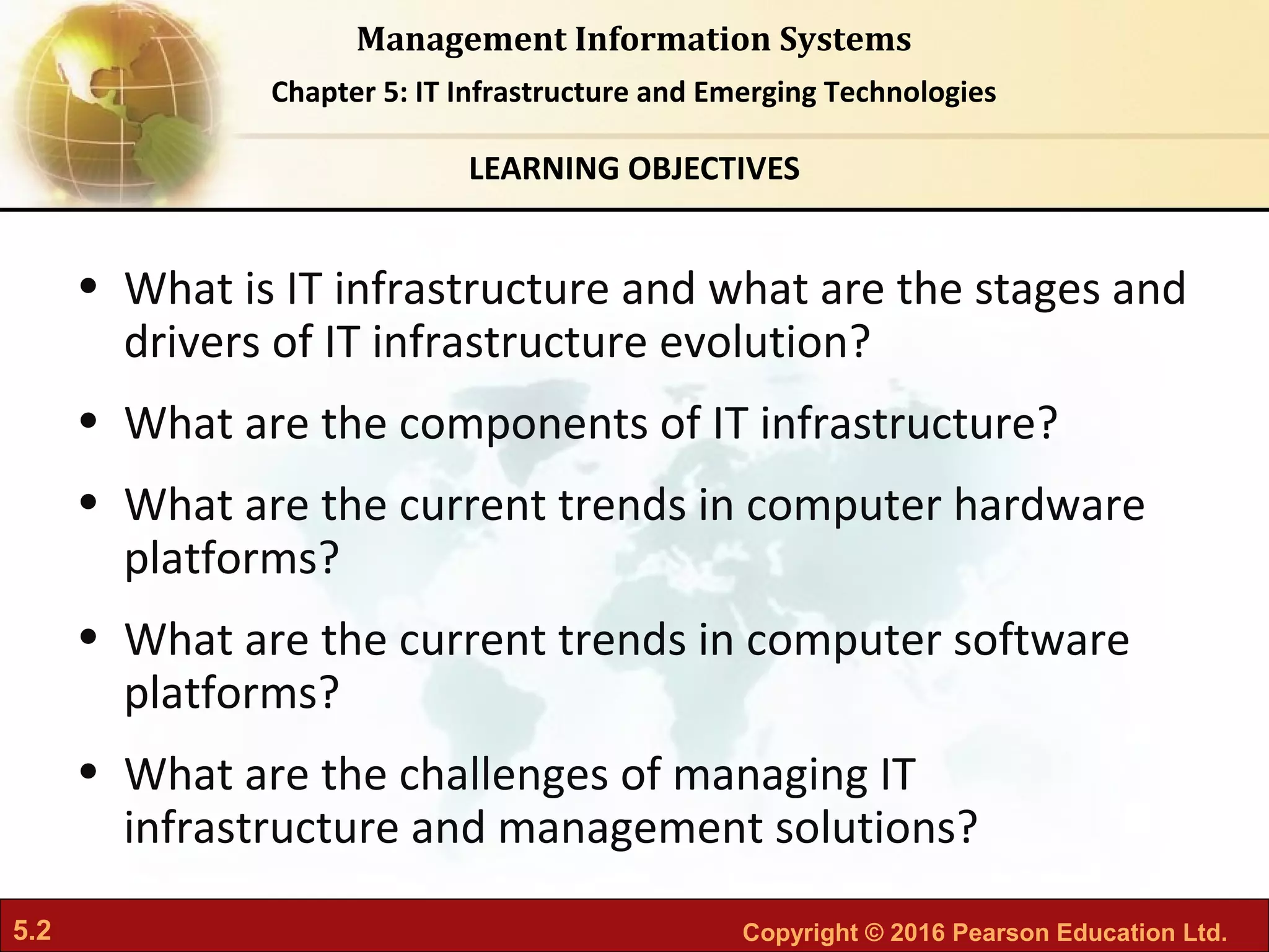 MIS-CH05: IT Infrastructure and Emerging Technologies | PPT