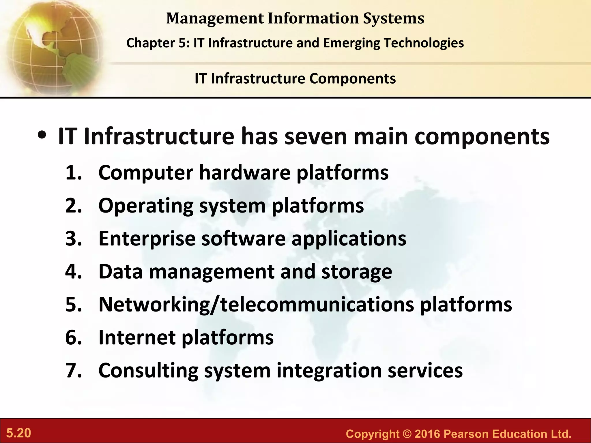 MIS-CH05: IT Infrastructure and Emerging Technologies | PPT