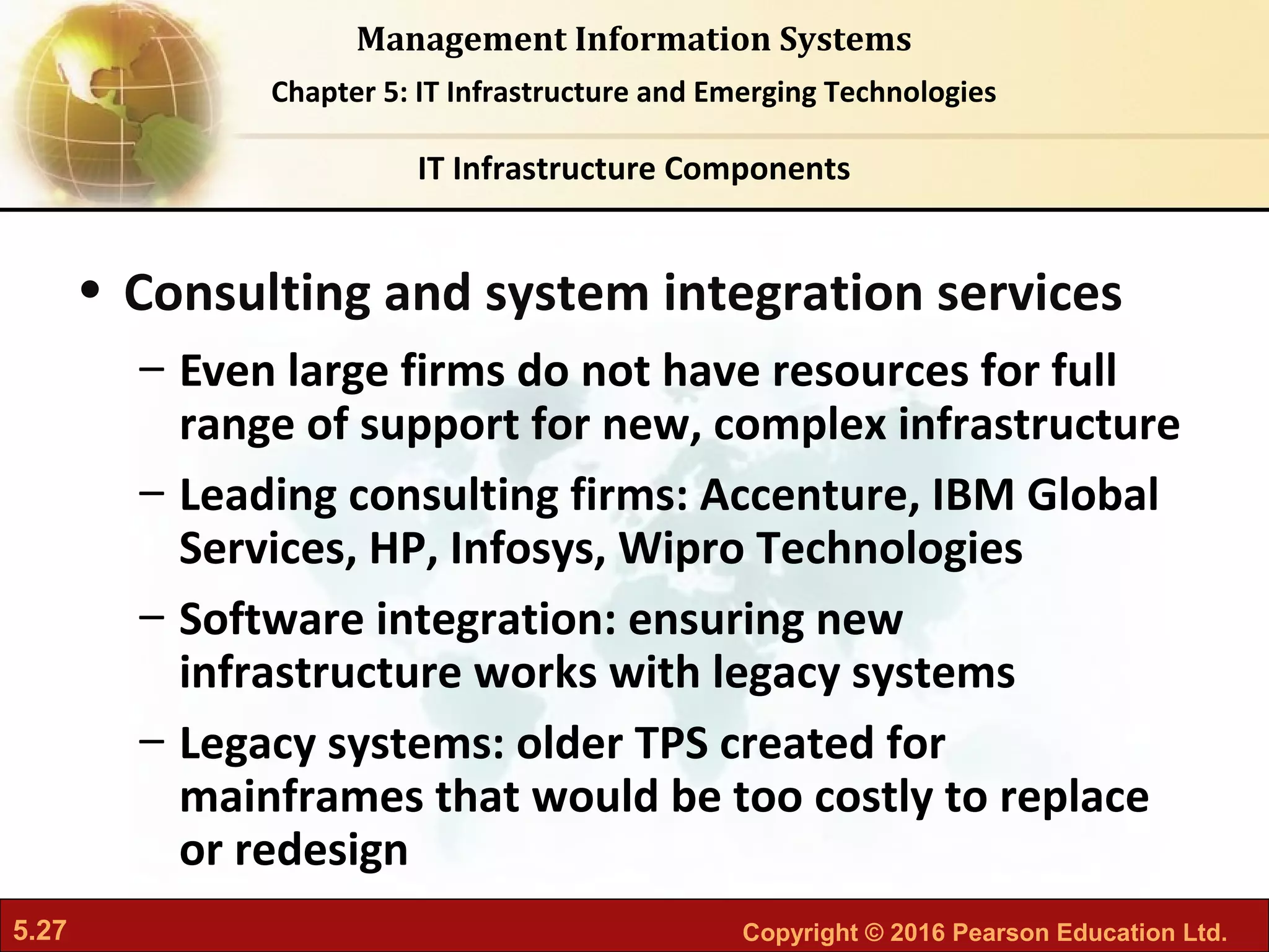 MIS-CH05: IT Infrastructure and Emerging Technologies | PPT
