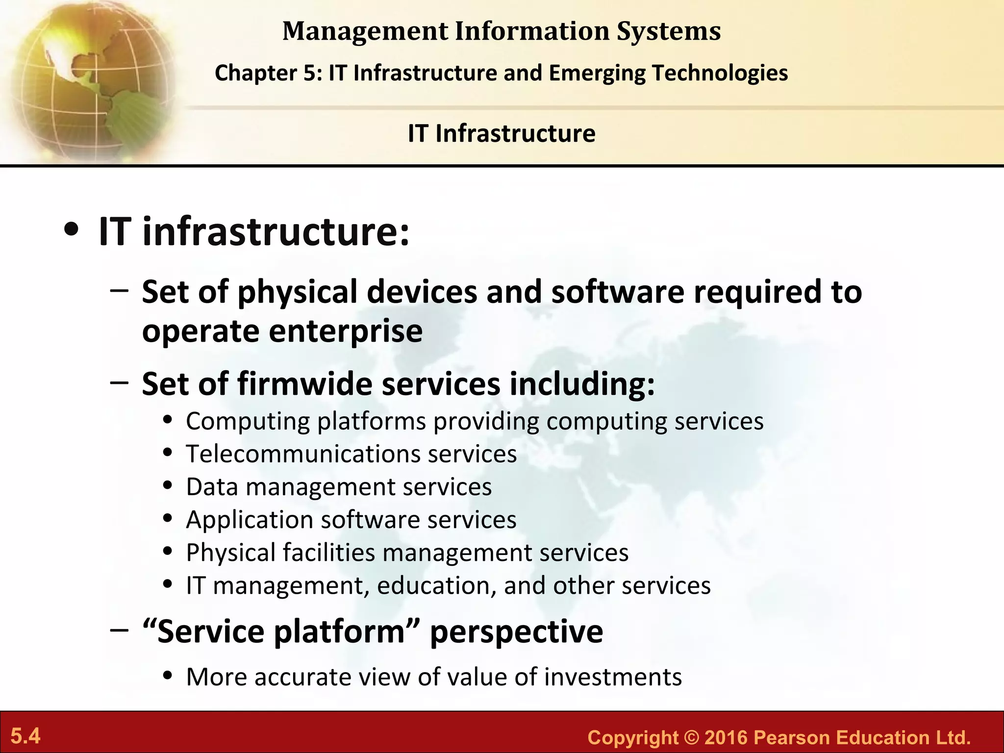 MIS-CH05: IT Infrastructure and Emerging Technologies | PPT