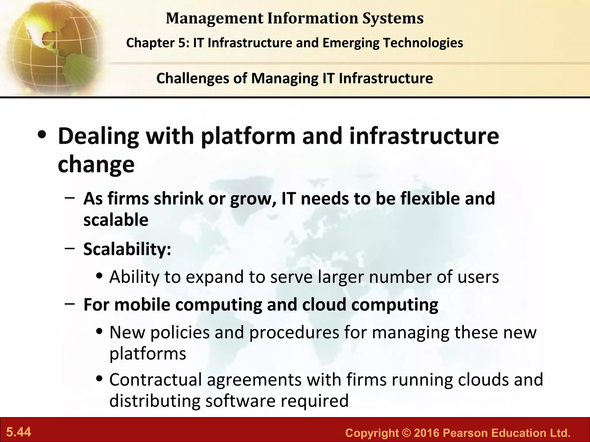 MIS-CH05: IT Infrastructure and Emerging Technologies | PPT