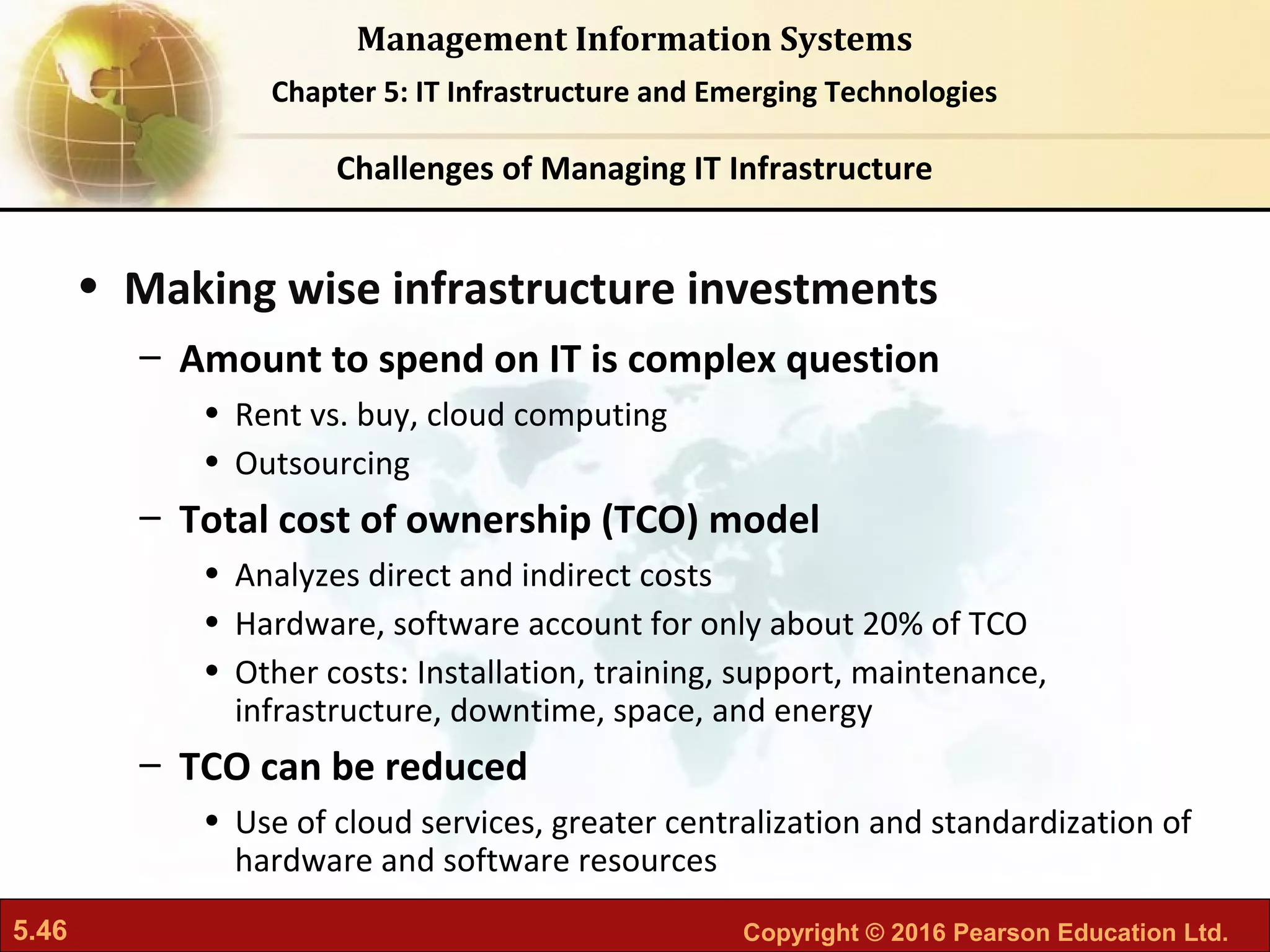 MIS-CH05: IT Infrastructure and Emerging Technologies | PPT