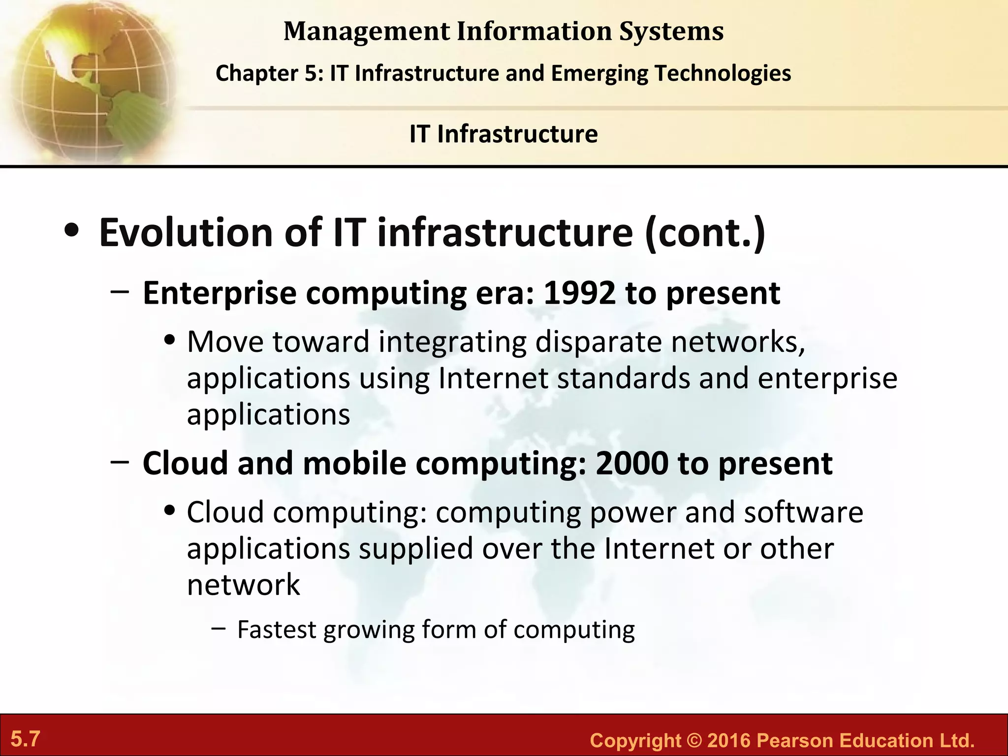 MIS-CH05: IT Infrastructure and Emerging Technologies | PPT