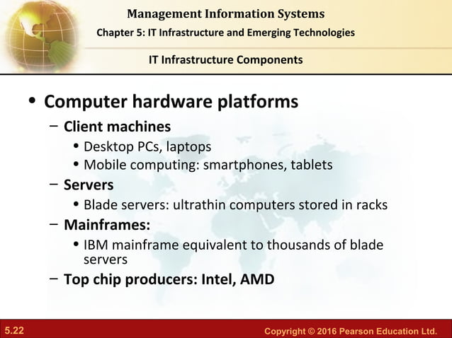 MIS-CH05: IT Infrastructure and Emerging Technologies | PPT