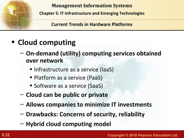 MIS-CH05: IT Infrastructure and Emerging Technologies | PPT