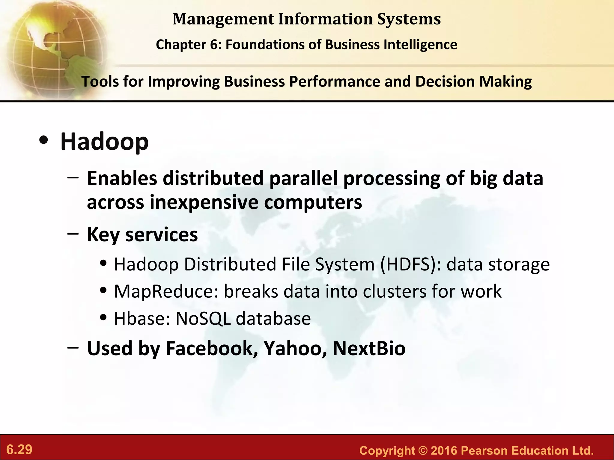 MIS-CH6: Foundation of BUsiness Intelligence: Databases & IS | PPT