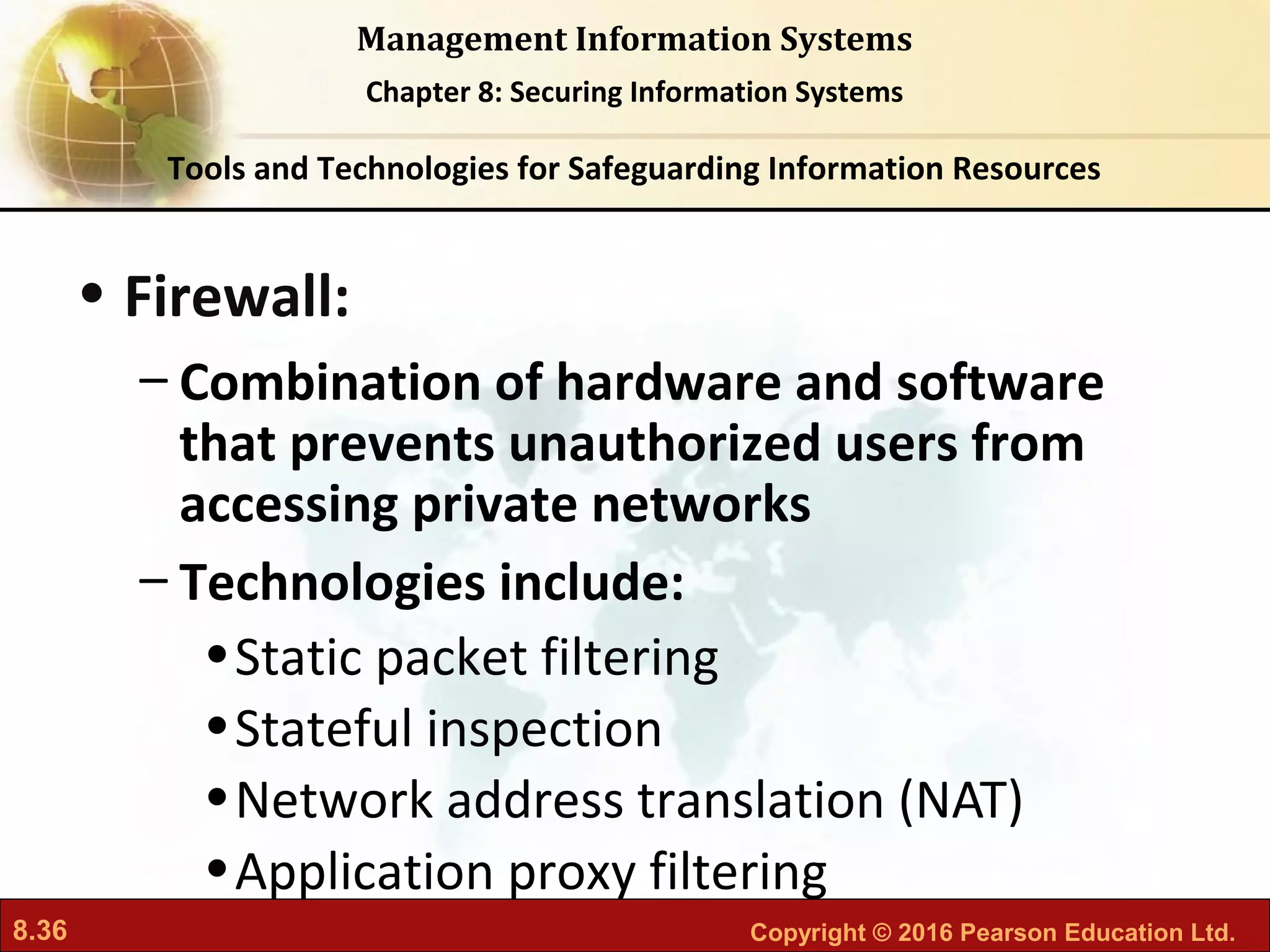 MIS-CH08: Securing Information Systems | PPT