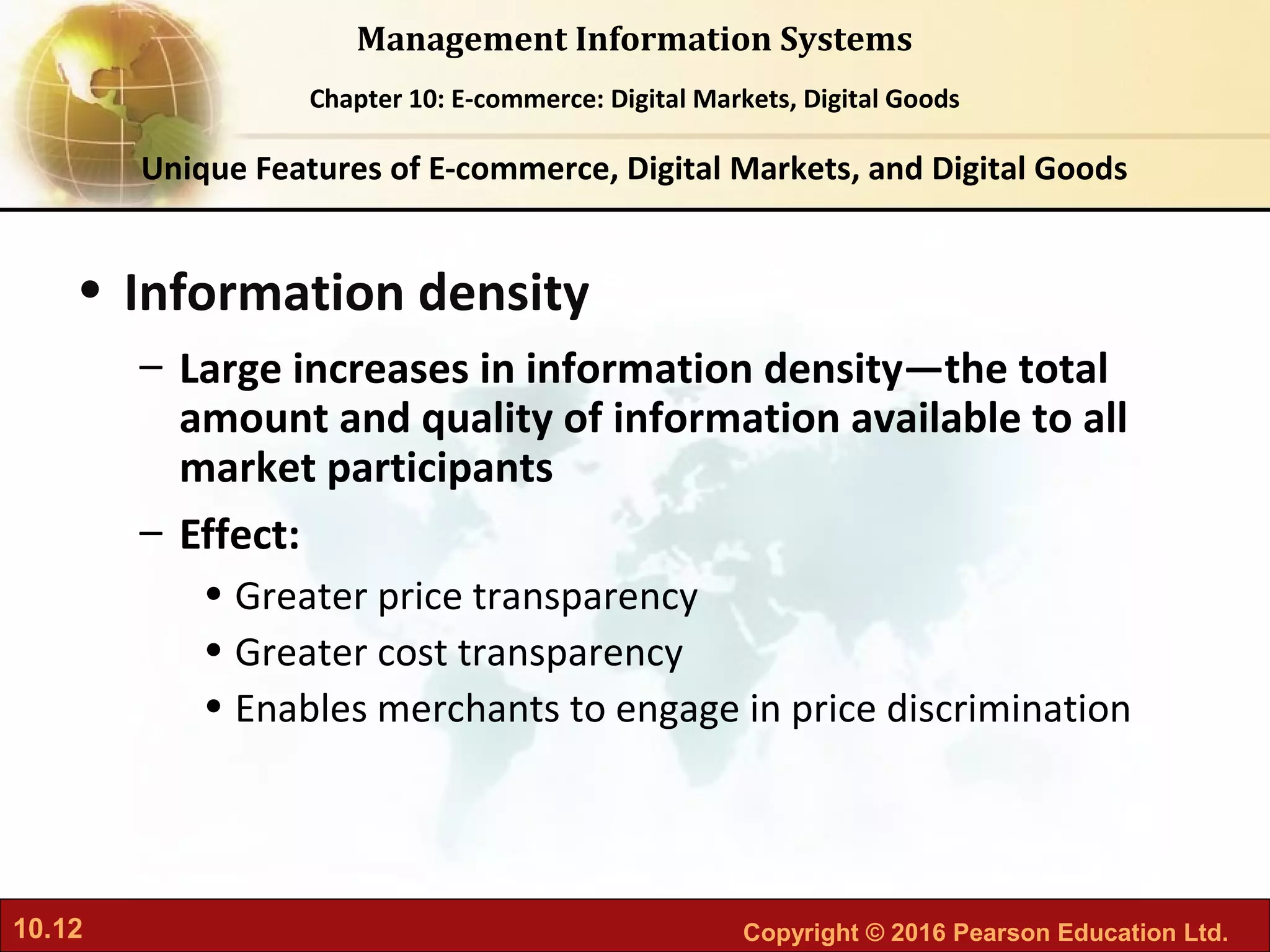 MIS-CH10: e-Commerce: Digital Markets, Digital Goods | PPT