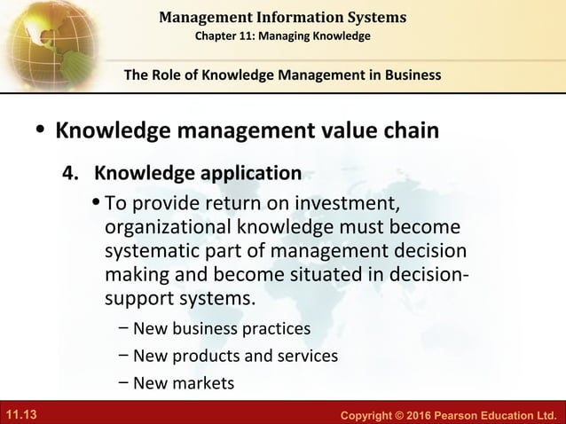 MIS-CH11: Managing Knowledge | PPT