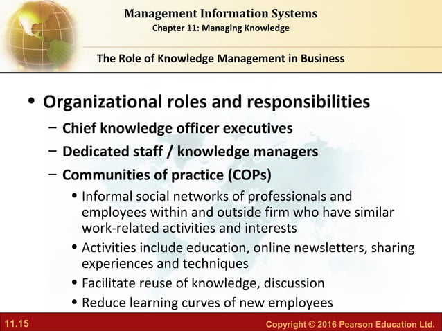 MIS-CH11: Managing Knowledge | PPT