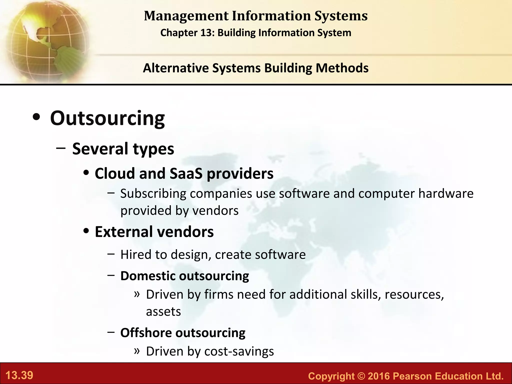 MIS-CH13: Building Information Systems | PPT
