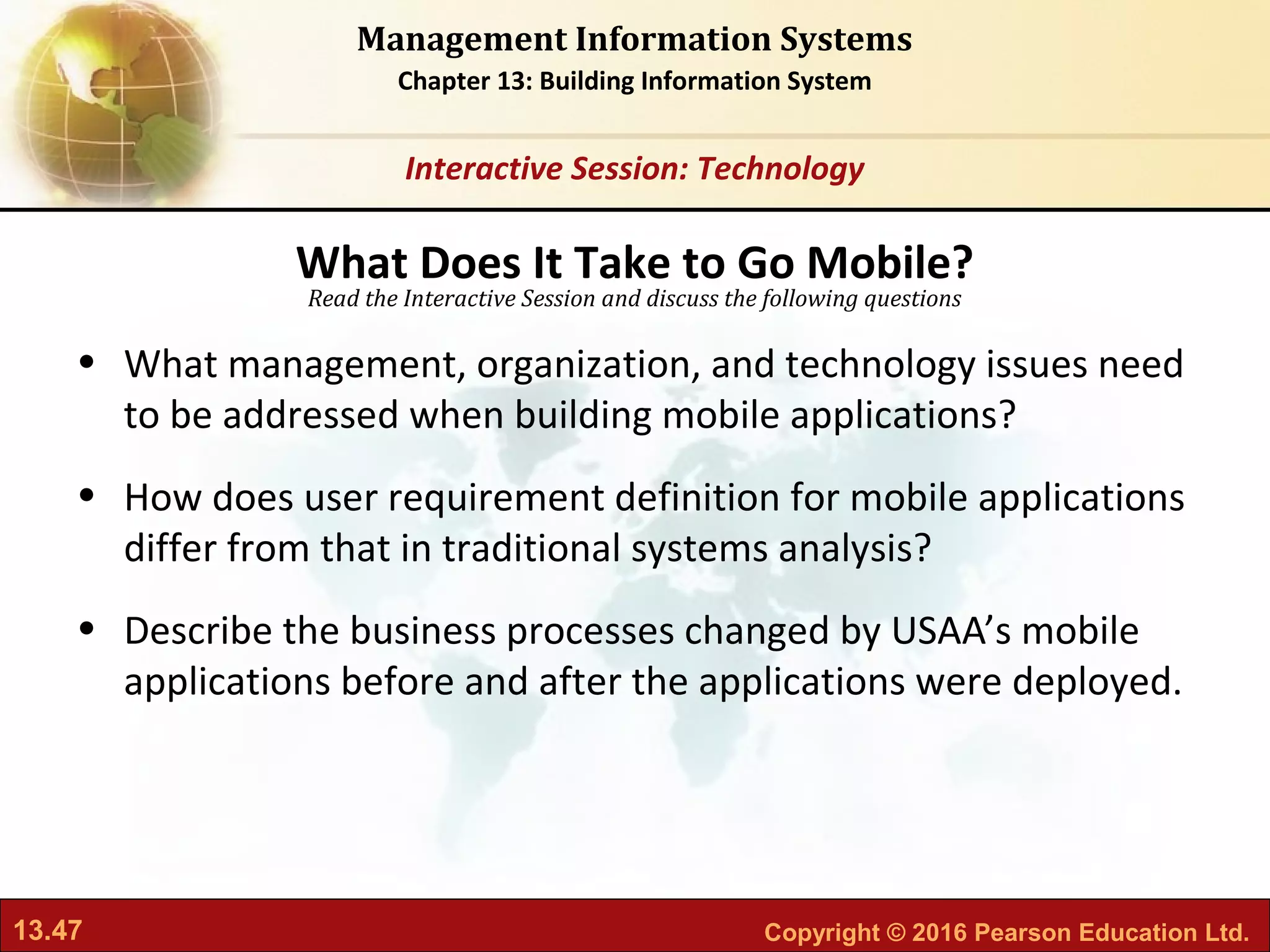 MIS-CH13: Building Information Systems | PPT