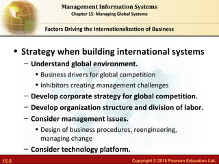 MIS-CH15: Managing Global Systems | PPT