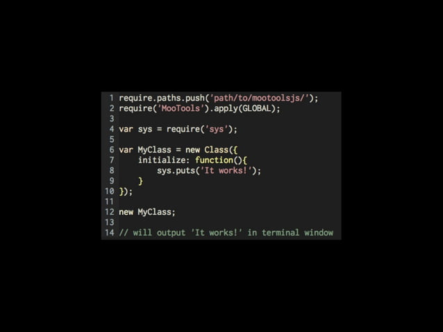 Laug Mootools And Common Js | PPT