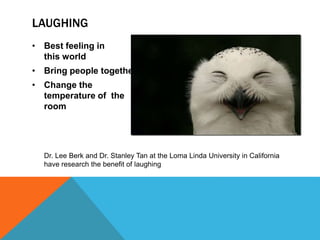 The benefit of laughter | PPTX