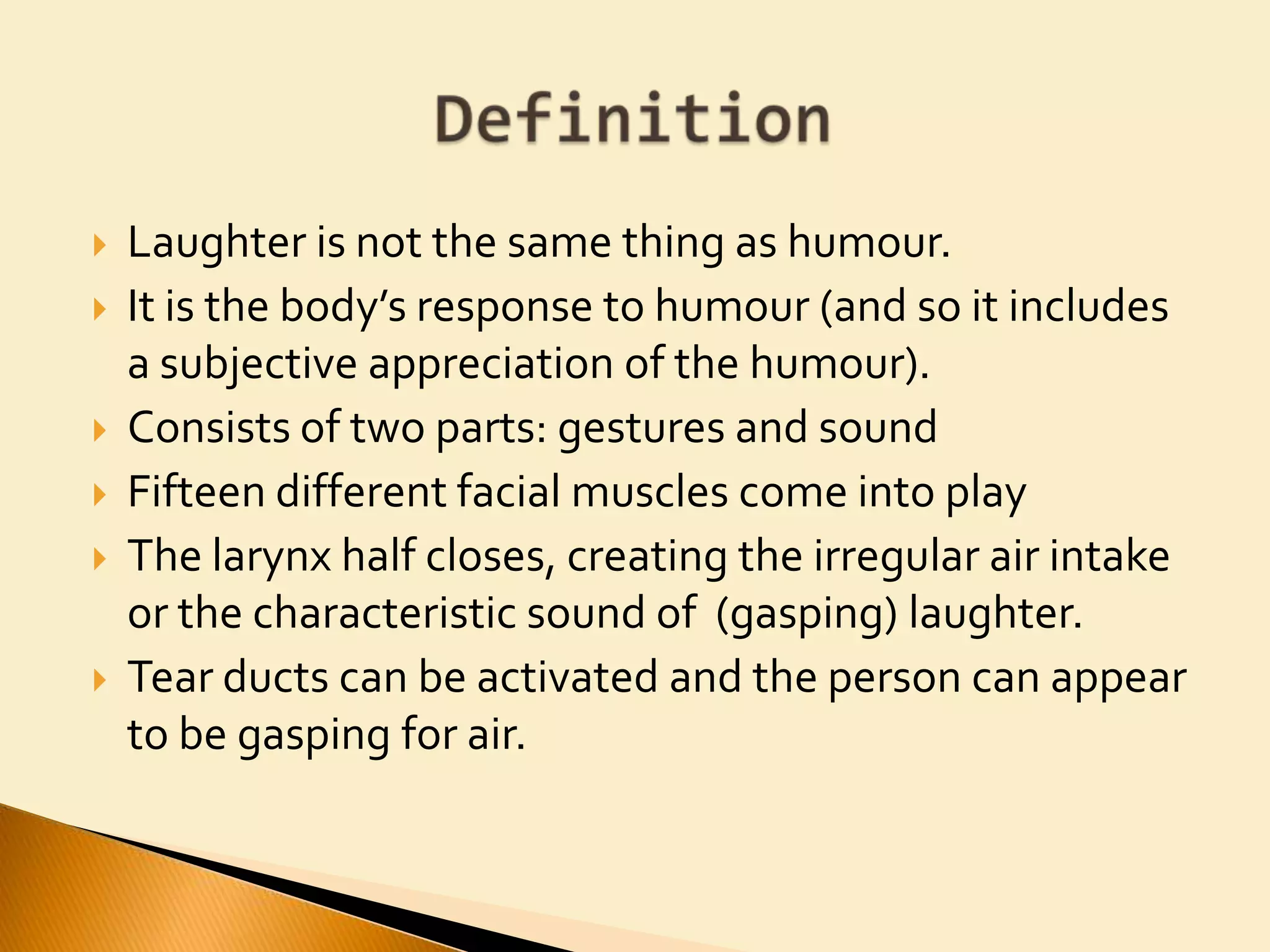 Laughter And The Brain | PPTX