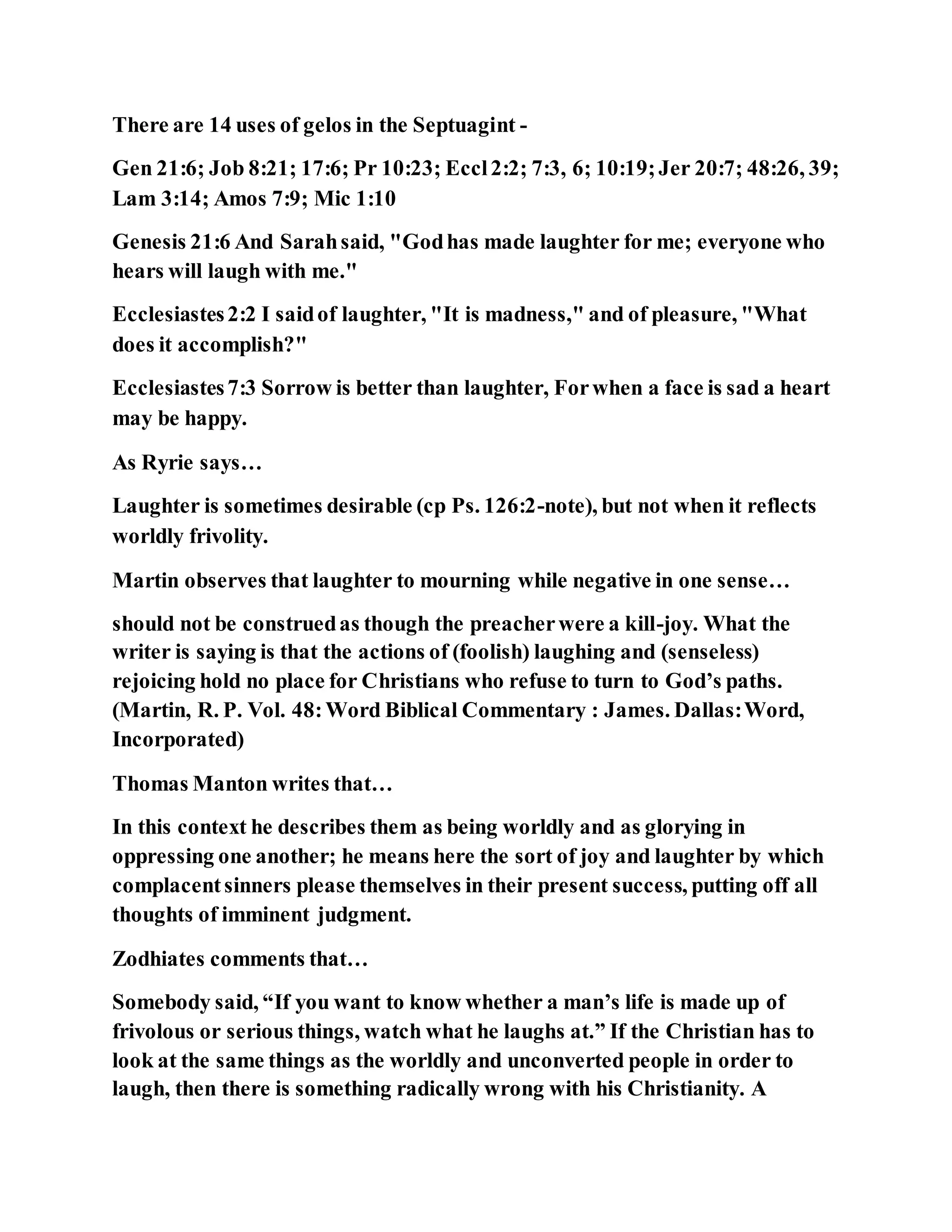 Laughter changed to mourning | PDF