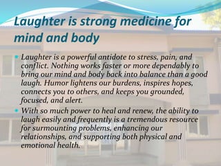 Laughter is the best medicine | PPTX