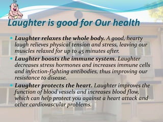 Laughter is the best medicine | PPTX