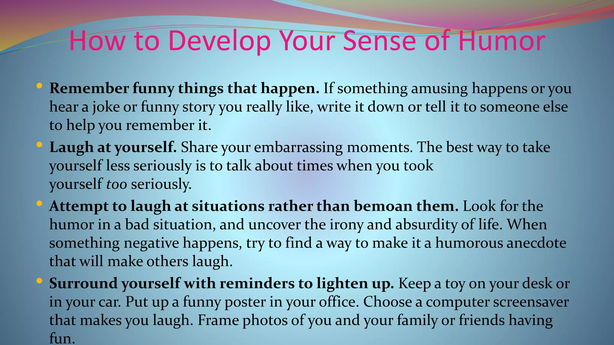 Laughter is the best medicine | PPTX