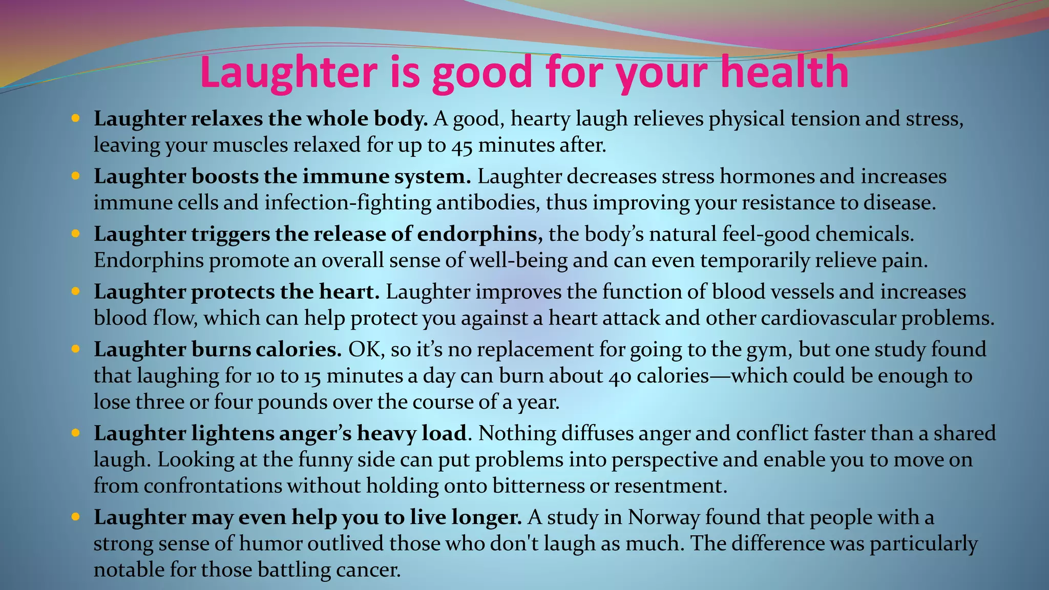 Laughter is the best medicine | PPTX