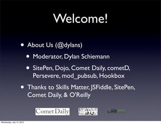 London Ajax User Group Meetup: Comet Panel | PPT