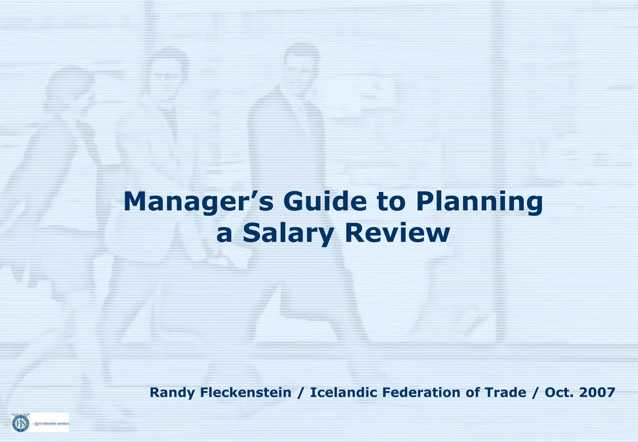 Manager\'s Guide to Salary Review | PPTX