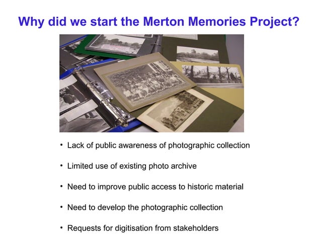 Merton Memories Presentation | PPT | Technology & Computing