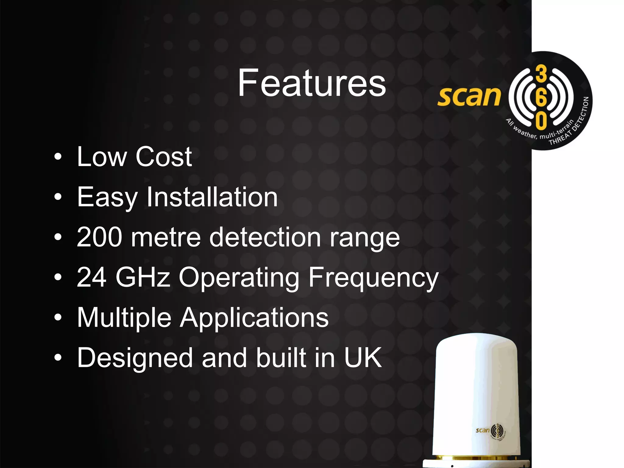 24 GHz Radar for CCTV Camera Control | PPT