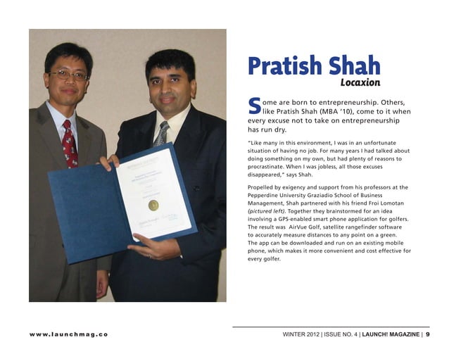 LAUNCH! Magazine Winter 2012 | PPT