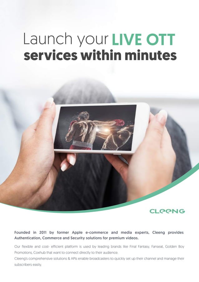 Launching an OTT service within minutes | PDF