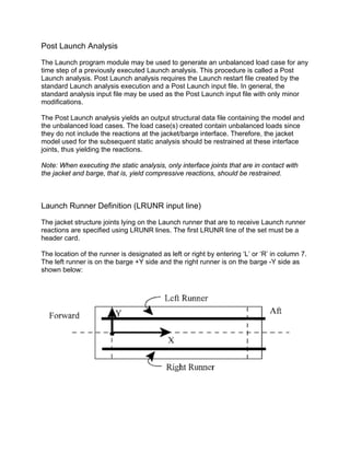 Launch analysis | PDF