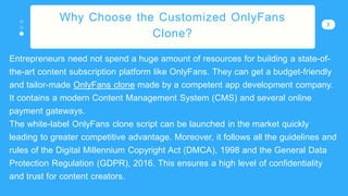 Launch a only fans clone platform | PDF | Business | Business and Finance
