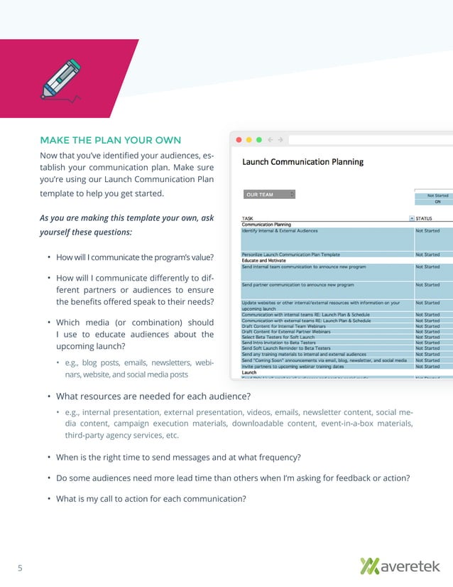 Launch Communication Plan | PDF