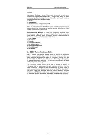 Launch CReader 3001 User Manual | PDF