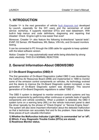 Launch CReader V+ User Manual | PDF