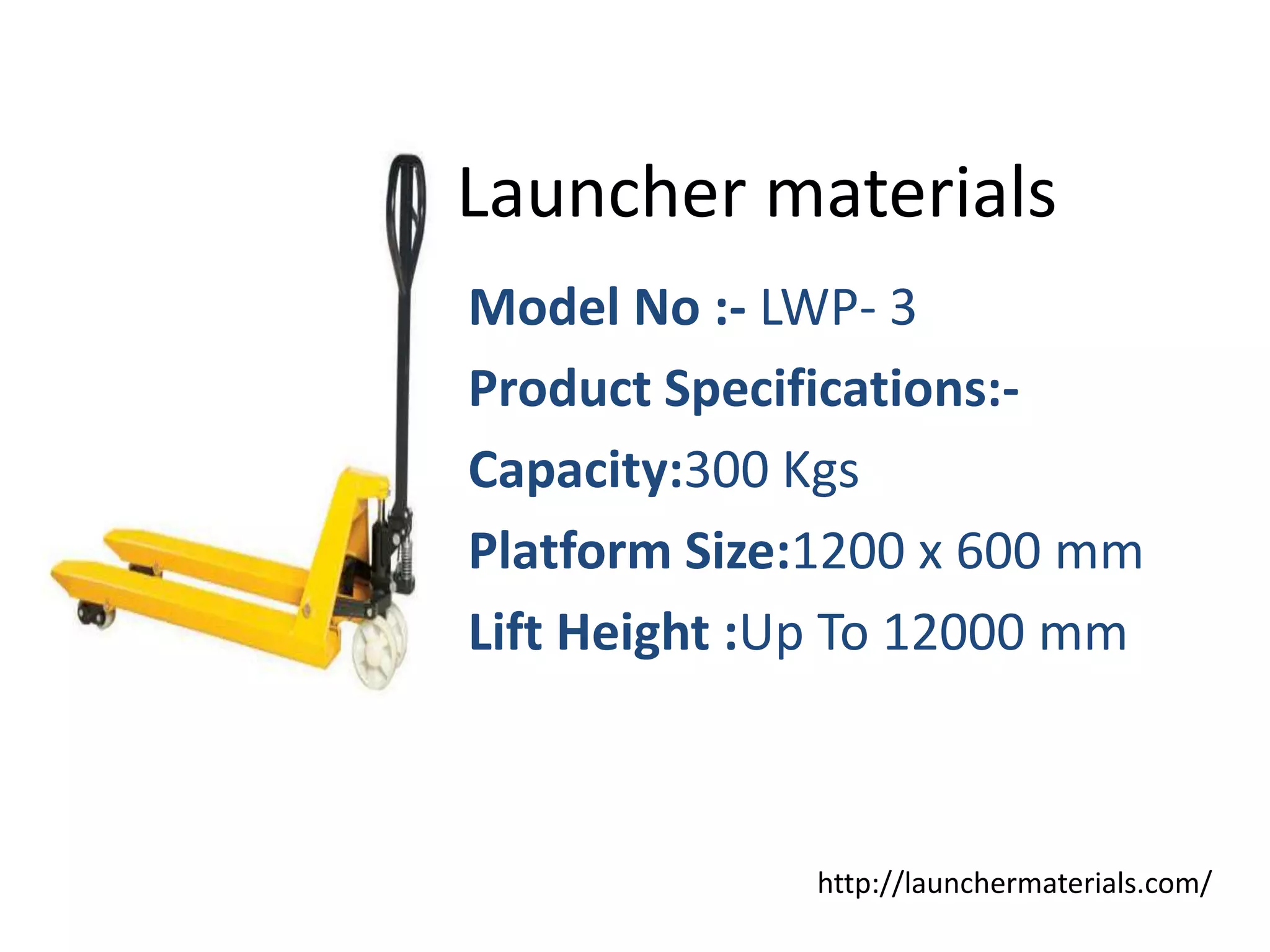 Launcher materials | PPTX