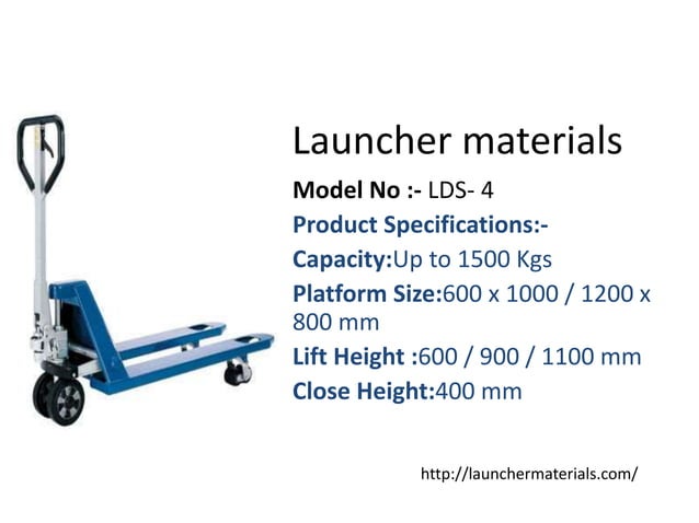 Launcher materials | PPT
