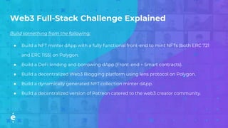 Polygon Hackathon: Launch Event | PPT