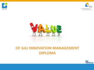 GJU Innovation Management Diploma | PDF