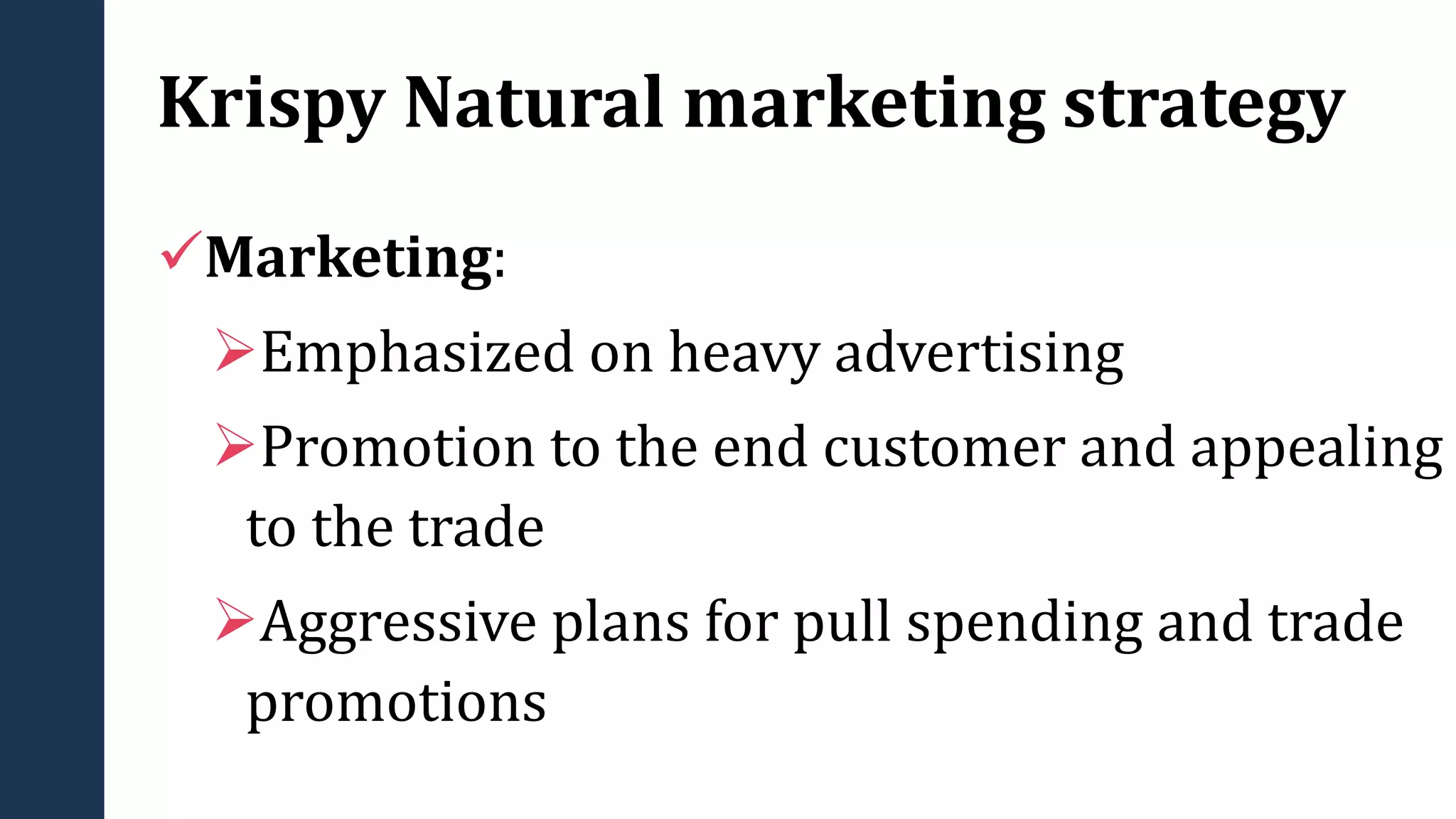 Launching krispy natural case study analysis | PPTX