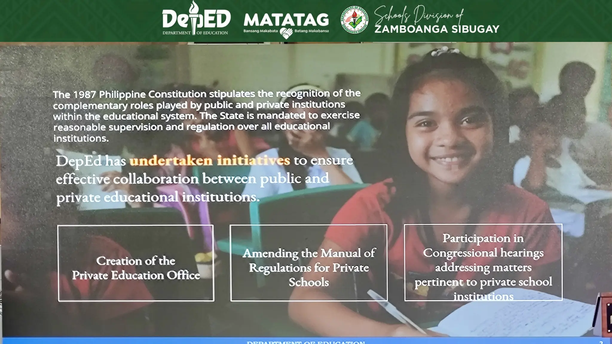 LAUNCHING OF PUBLIC AND PRIVATE EDUCATION COMPLEMENTARITY FRAMEWORK.pptx