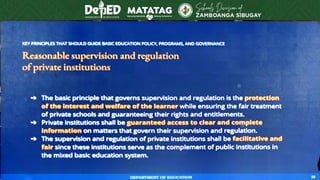 LAUNCHING OF PUBLIC AND PRIVATE EDUCATION COMPLEMENTARITY FRAMEWORK.pptx